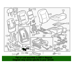 2013-2020 GM Front Passenger Side Seat Adjuster Switch 23247098 ...