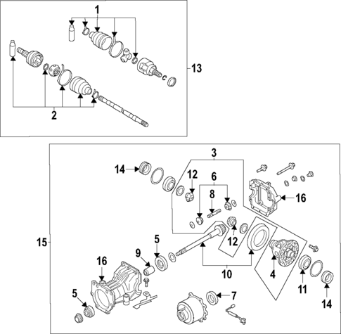 Rear Axle for 2022 Mitsubishi Outlander | Mitsubishi Direct Parts