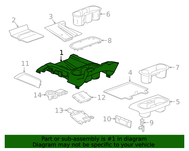 2019-2023 GM Upper Trim Panel 84505586 GM | GMPartsDirect.com