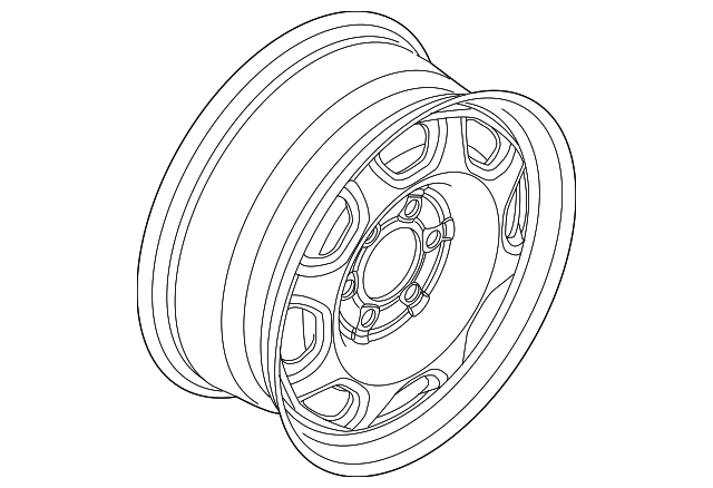 Genuine OEM Ford Part - Wheel, Alloy FL1Z-1007-G | Genuine OEM Ford ...