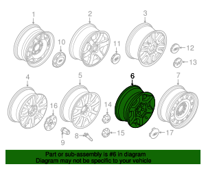 2013-2017 Ford OEM NEW 2013-2017 Ford Expedition Wheel Assembly Alloy ...