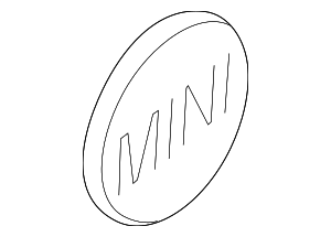 36-13-6-758-687 - Wheel Cap Emblem - 2002-2016 Mini | BMWPartsHub