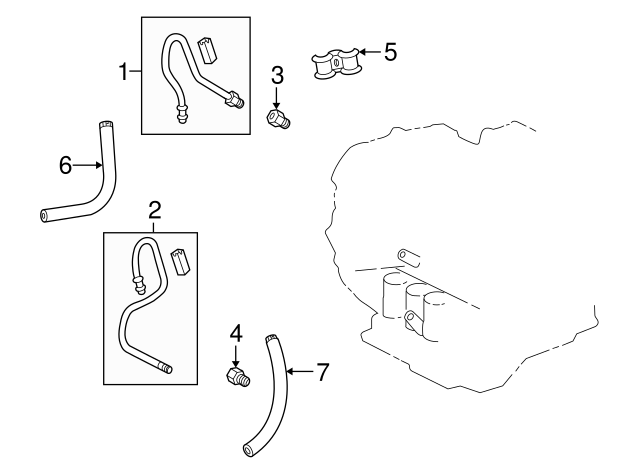 90407-16010 - Cooler Pipe Union - 1999-2006 Lexus | My L Parts