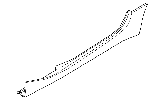 51717068854 - 2003-2008 BMW Z4 Rocker Molding (51-71-7-068-854) | BMW ...