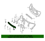 209-620-11-34-64 - Lower Cross-Member Mercedes-Benz USA Parts