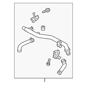 AG1Z-6C646-A - Inter-Cooler Pipe 2010-2019 Ford | Big 3 Auto Parts