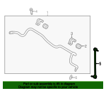 Genuine Stabilizer Link for 2013-2019 Hyundai | Part# 54830-2W000 ...