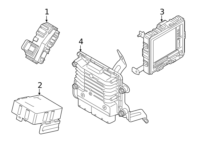 954A0-K0QB0 - Body Control Module 2021 Kia Soul | Kia.Parts Store