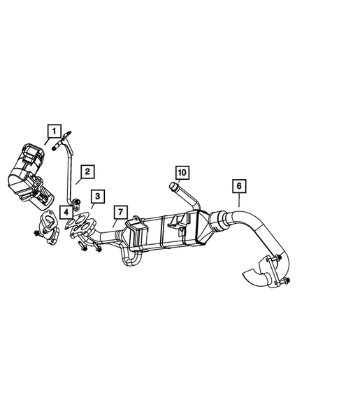 EGR System for 2008 Jeep Grand Cherokee | Mopar Estores