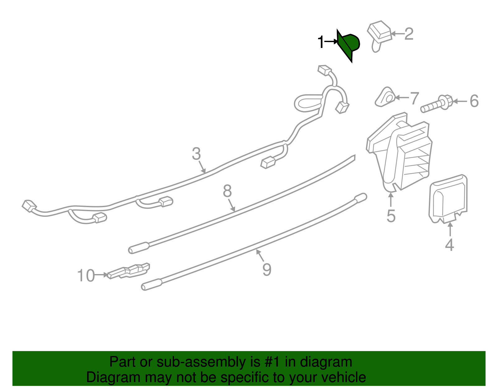 2018-2024 Ford | Sensor | HU5Z-15K859-AAN | Walls' Ford Parts