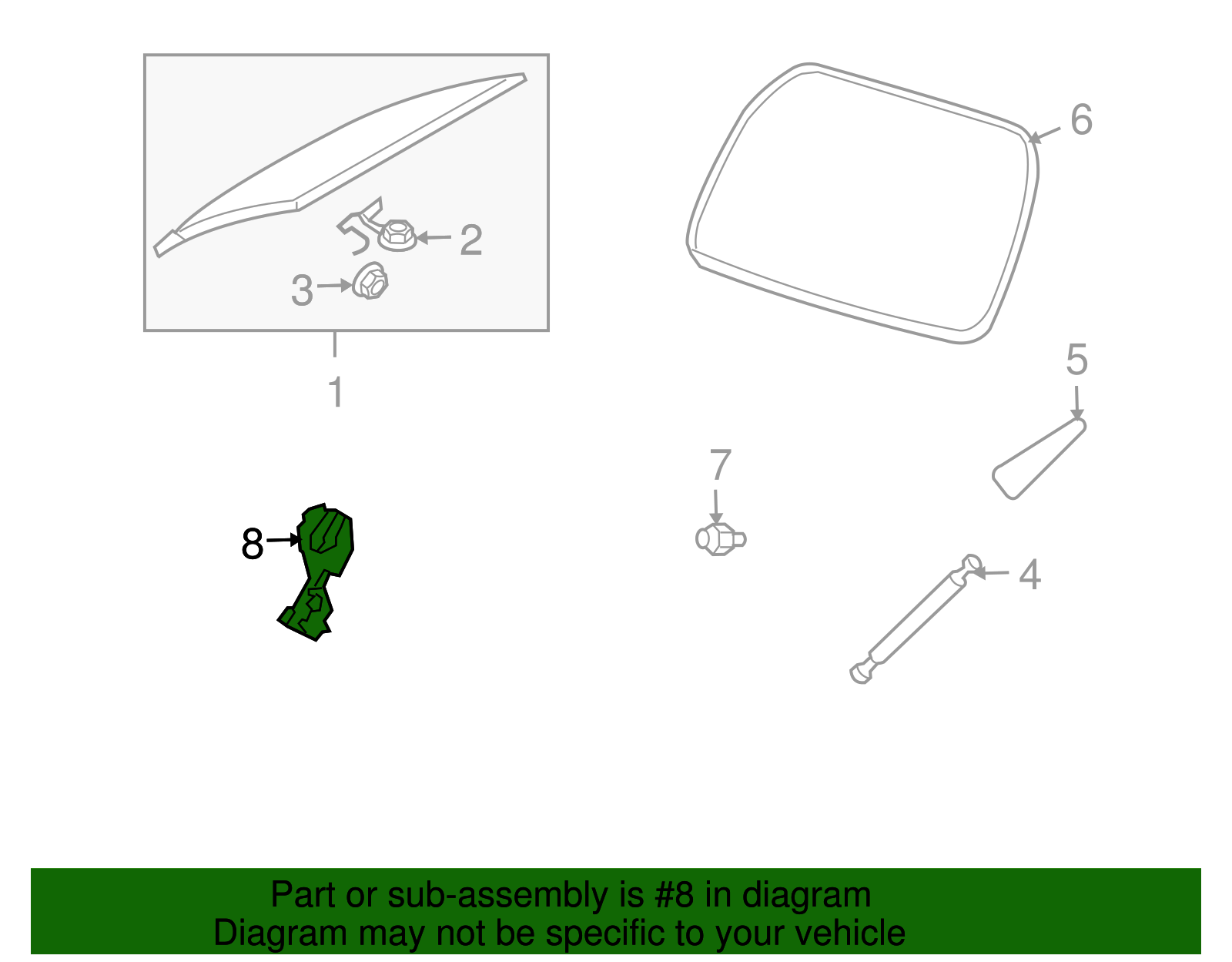 2003-2010 Porsche Cayenne Lock 955-512-506-03 | Sunset Porsche Parts