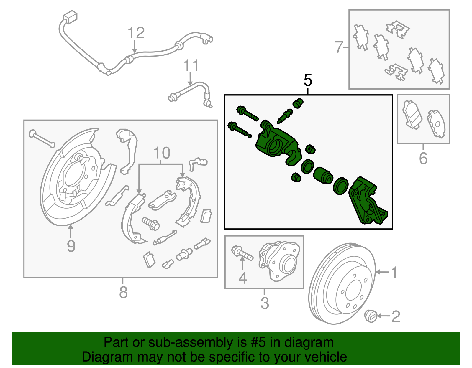 2013-2024 Nissan Caliper Assembly 44011-3NF0A | CMA's Colonial Nissan