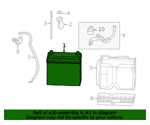 31500-SB2-100M - Vehicle Battery 1984-2025 Honda | Honda Parts Online