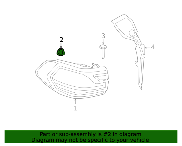 Genuine BMW 63-21-7-465-383 | Tail Lamp Nut | FREE Shipping on Most ...