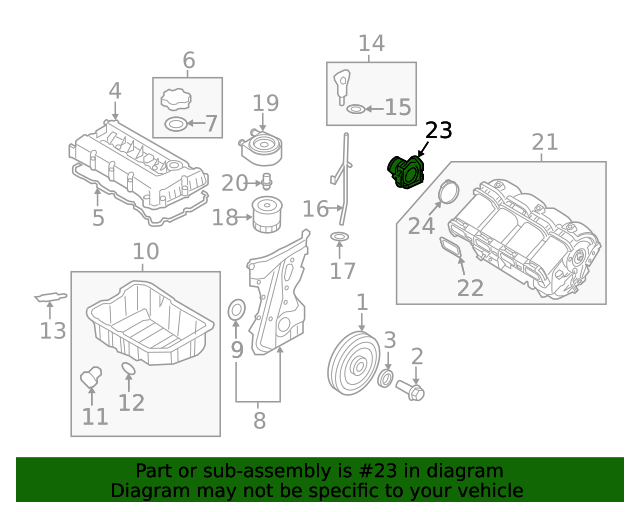 2011-2016 Kia Throttle Body 35100-2G700 | OEM Parts Online