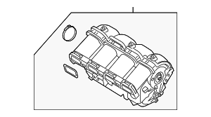 28310-2G700 - Intake Manifold 2011-2016 Kia | Kia.Parts