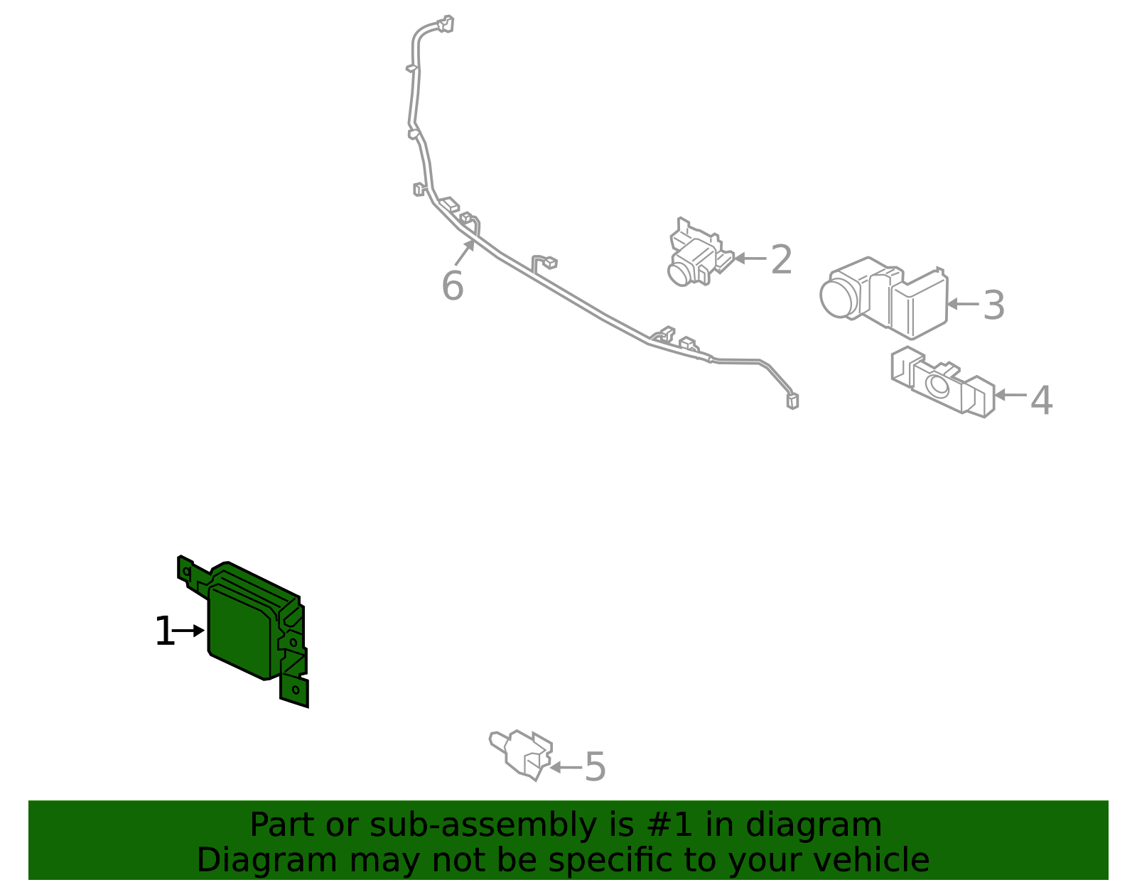 2021-2023 Kia Sorento Distance Sensor 99110-P2000 | TascaParts.com