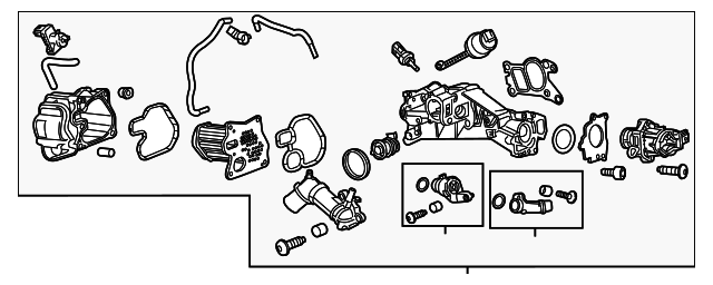 12656014 - Exhaust Gas Recirculation (EGR) Valve Cooler 2014-2015 ...