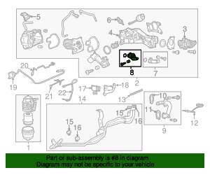 12647022 GM Exhaust Gas Recirculation (EGR) Pipe | GM Parts Store
