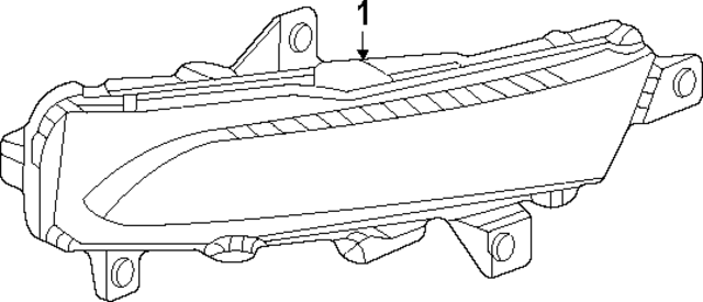 (Replaces 42774876) Turn Signal Light Assembly 42812050 GM ...