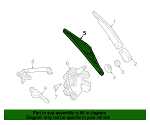 156-820-00-45 - Back Glass Wiper Blade 2015-2023 Mercedes-Benz ...