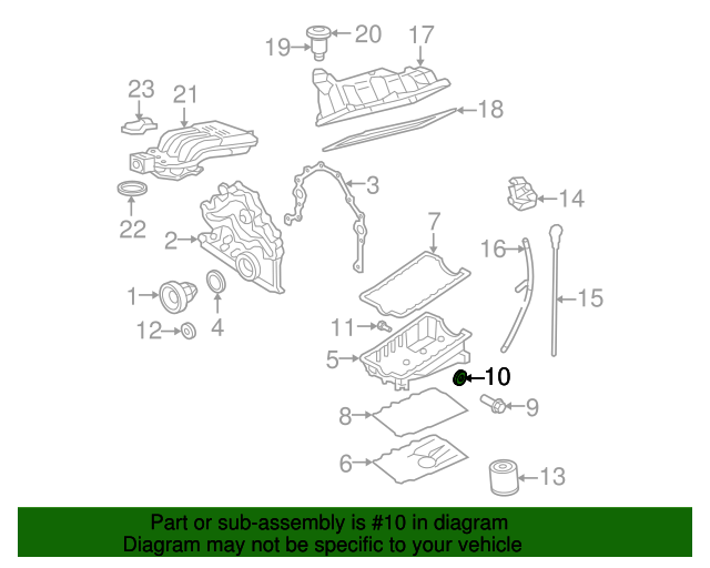 1995-2022 Ford Drain Plug Gasket F5TZ-6734-BA | OEM Parts Online