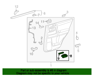 81230-06040 - Courtesy Light 2005-2024 Toyota | AutoNationParts.com