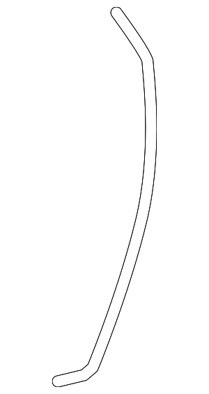 22893935 - Rear Passenger Side Door Rear Lower Auxiliary Sealing Strip ...