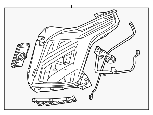 2015-2020 Cadillac Headlamp Assembly (Replaces Part Number 84216044 ...