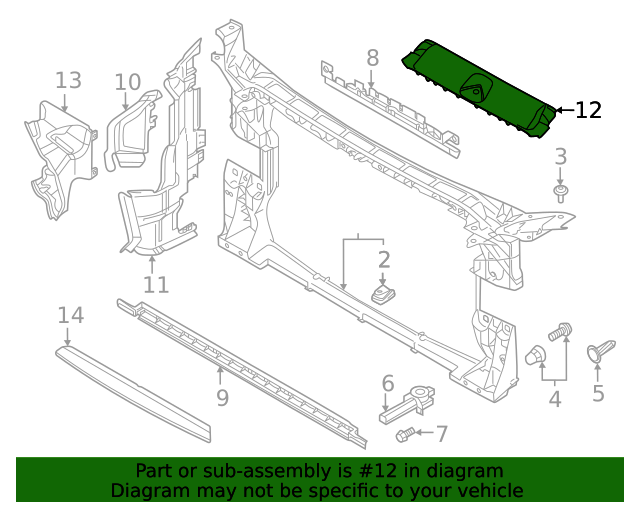 8W6-807-081-A-9B9 - Sight Shield 2019 Audi | Audi OEM Parts