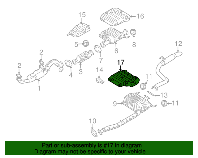 28793-4D000 - Heat Shield 2006-2014 Kia Sedona | Kia.Parts Store