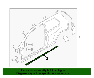 2015-2017 Volkswagen Filler Plate 5G3-809-342 | OEM Parts Online