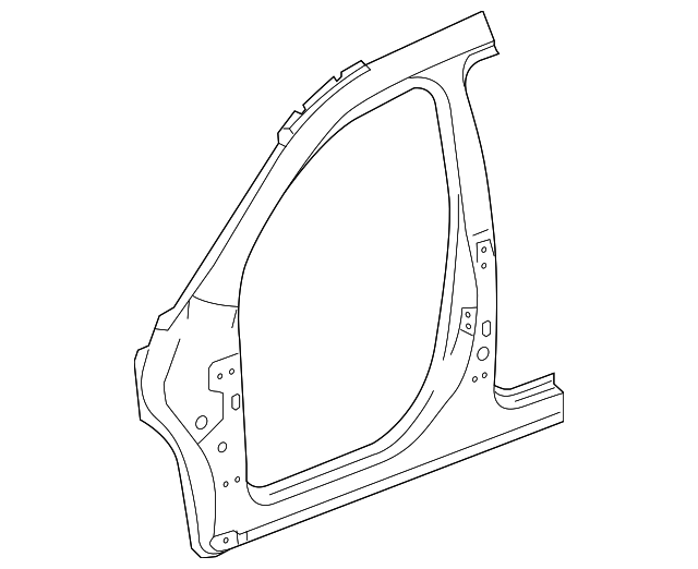 2010-2017 GMC Terrain Passenger Side Outer Body Side Panel 23218872 GM ...