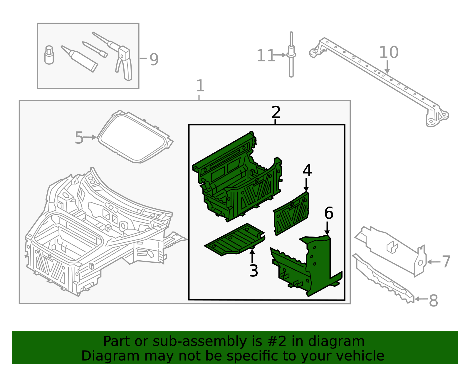 991-501-920-00-GRV - Trunk Floor Storage Box 2012-2024 Porsche ...