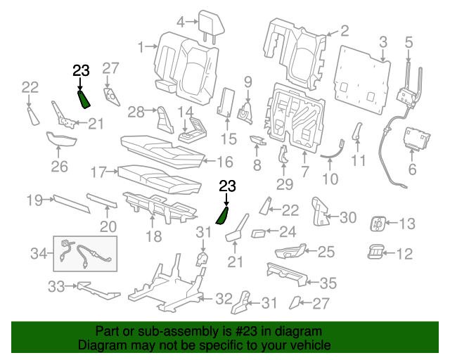 2009-2017 GM Latch Cover 25963999 | GMPartsDirect.com