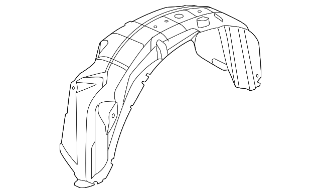 2023 Nissan Rogue Wheelhouse Liner 76748-6RP0A | GetOEMParts.com