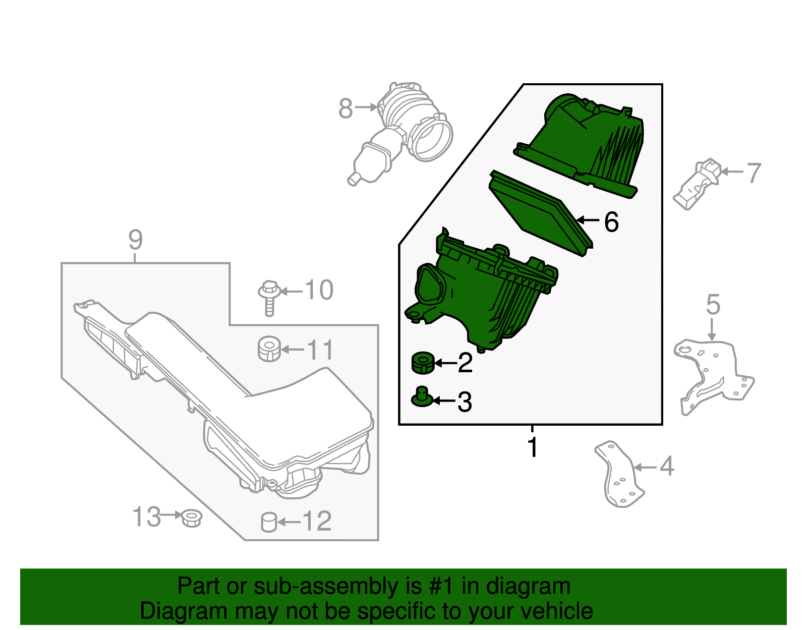 16500-6KA0A - High-Quality Air Filter and Housing Assembly for 2017 ...