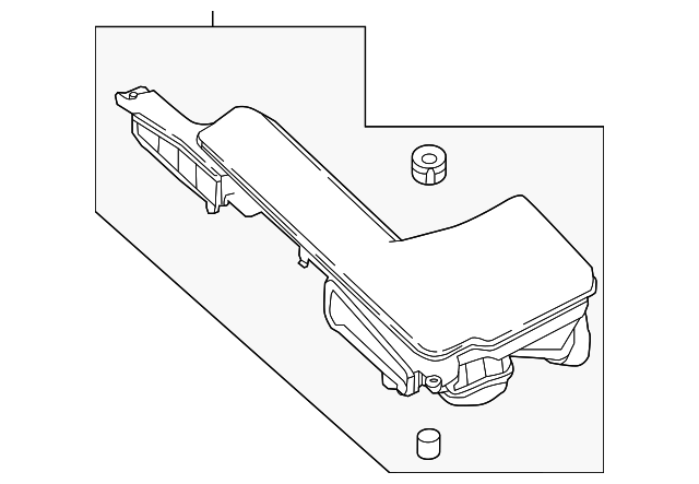 2017-2020 Nissan Pathfinder Air Inlet Duct 16554-6KA0A | OEM Parts Online