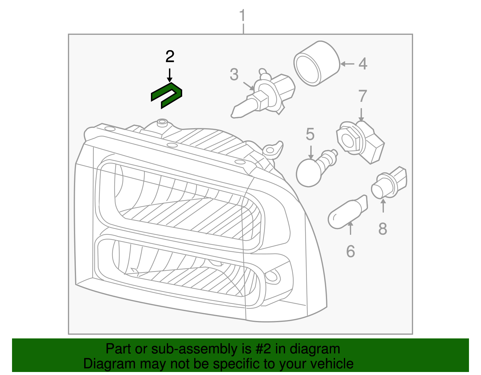 1999-2007 Ford 2004-2007 Ford F250 F350 Super Duty Headlight Lamp ...