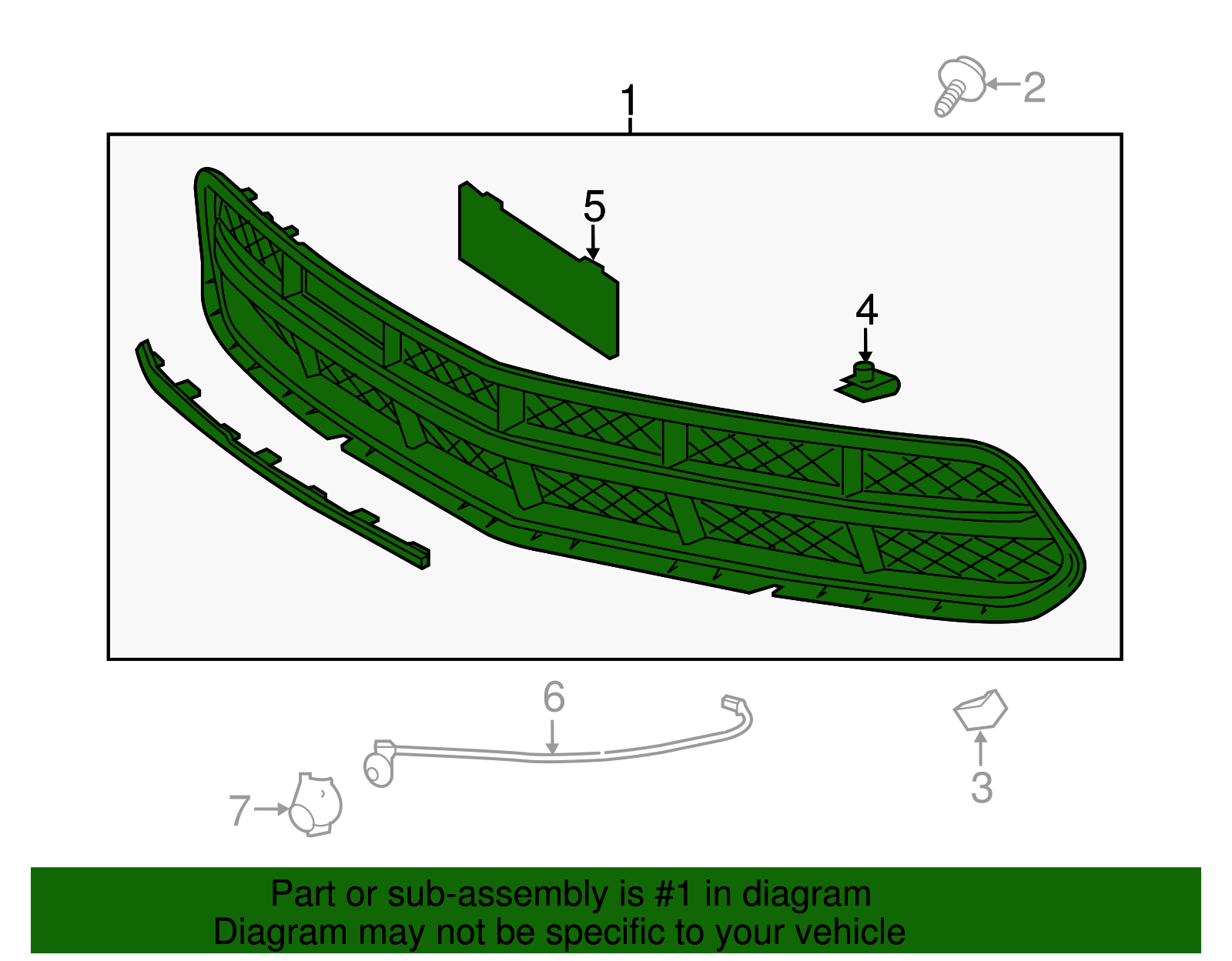 2014-2019 Chevrolet Corvette Carbon Flash Metallic Front Lower Grille ...