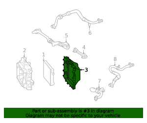 190-505-02-00 - Rear Duct 2018-2021 Mercedes-Benz | AutoNationParts.com