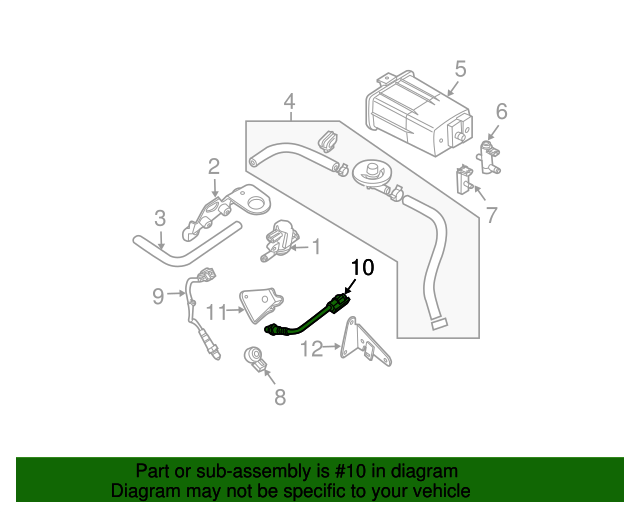 226A0-7S001 - Oxygen Sensor 2004-2015 Nissan | AutoNationParts.com