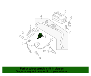 2004-2021 Nissan Vapor Canister Purge Solenoid 14930-7S000 ...