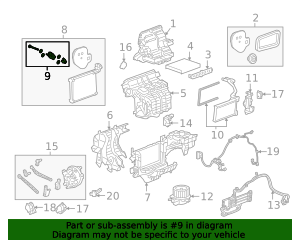 2021-2023 GM Air Conditioning Evaporator Thermal Expansion Valve Kit ...