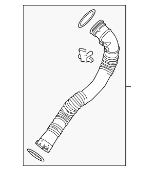 13718603096 - 2016-2018 BMW X5 Air Hose (13-71-8-603-096) | BMW of ...