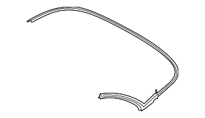 54345a05e06 - 2021-2024 BMW Rear Weather-Strip (54-34-5-A05-E06) | BMW ...