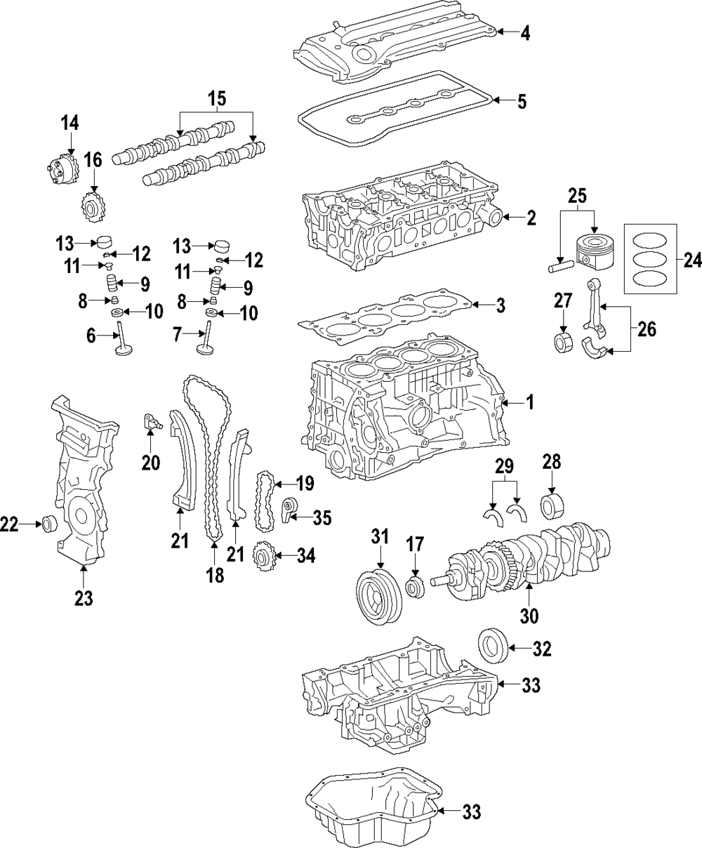 2007-2021 Nissan Camshaft 13020-EN20A | My Nissan Part