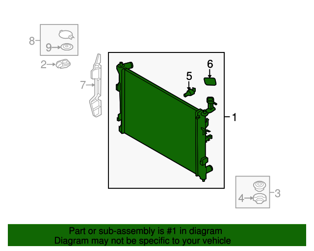 25310-1M000 - Radiator Assembly 2010-2013 Kia | Kia.Parts Store