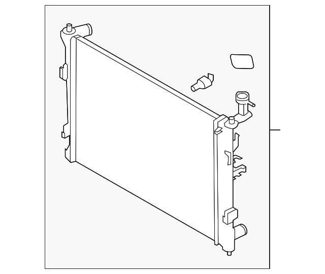 25310-1M000 - Radiator Assembly 2010-2013 Kia | Kia.Parts Store