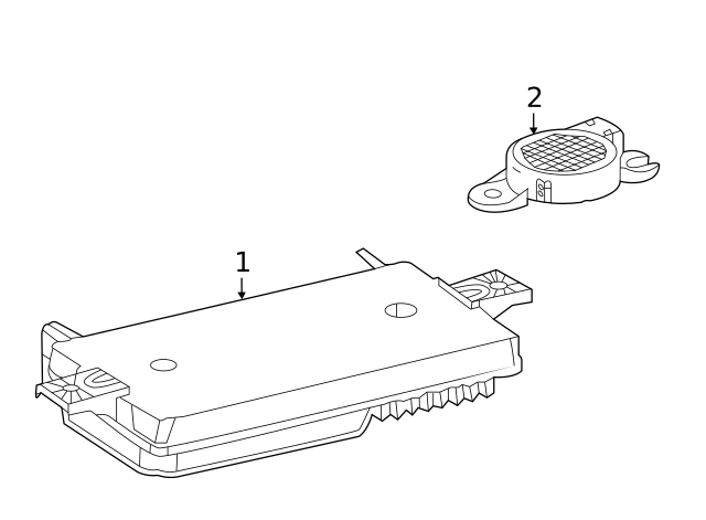 0009008229 - Control Unit, Complete Mercedes-Benz USA Parts